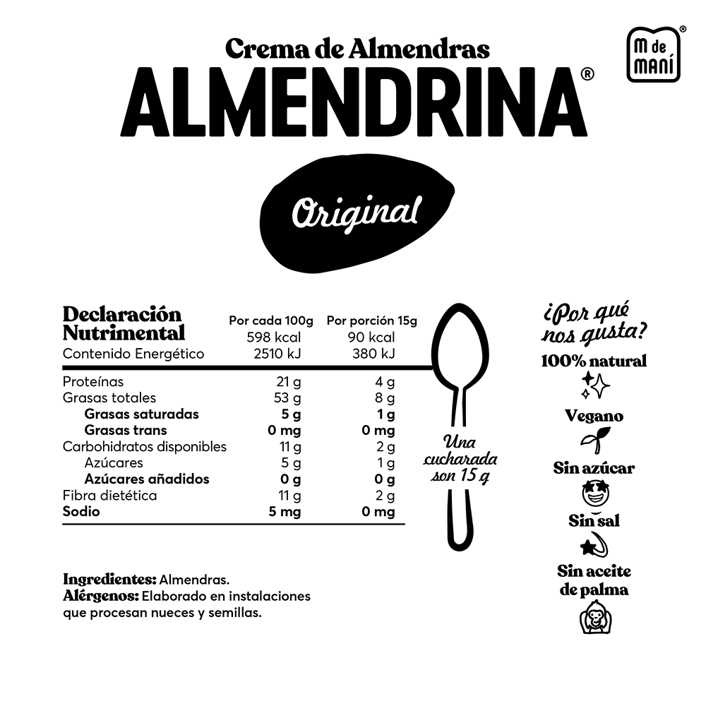 Crema Almendrina Original - – Smart Food